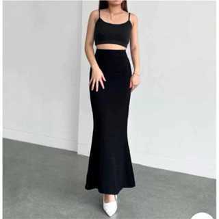Jual Belle Flare Skirt - Rok Flare Maxi Wanita - Mermaid Maxi Skirt Rok ...