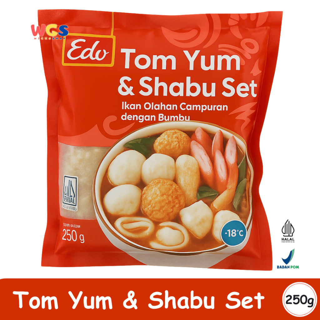 Jual Edo Tom Yum Shabu Set 250g – Ikan Olahan Campuran Siap Masak ...
