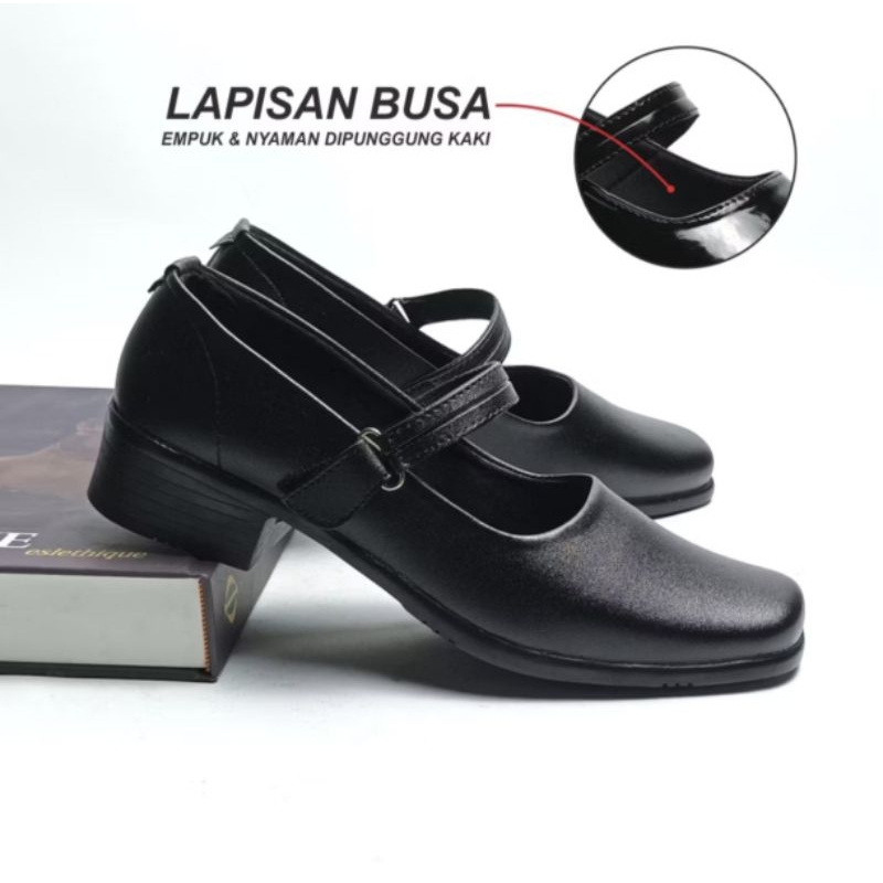 Jual SEPATU PANTOFEL SEPATU PASKIB KANTOR WANITA | Shopee Indonesia