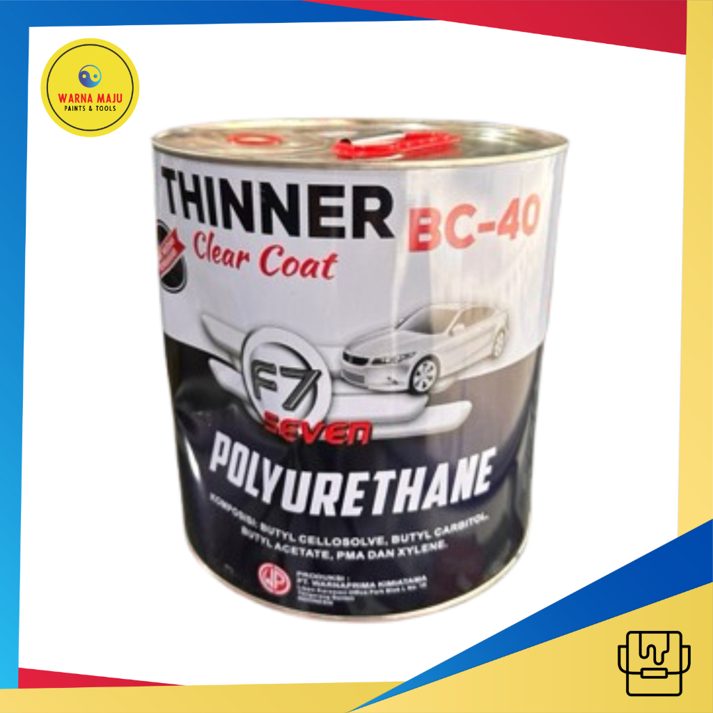 Jual Thinner F7 Clear Coat BC 40 PU F7 | Ukuran 5 Liter | Shopee Indonesia