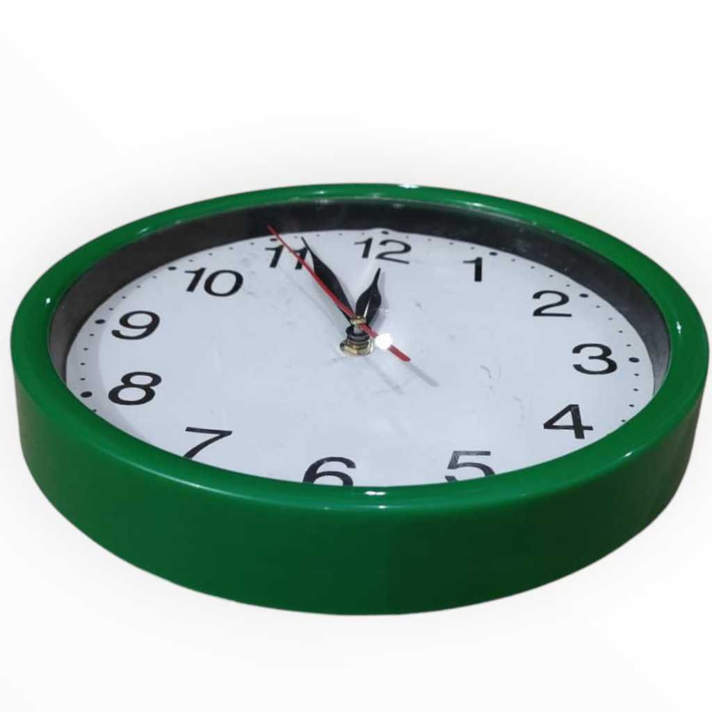 Jual Jam dinding artistik 25cm gambar polos angka kecil, minimalis ...