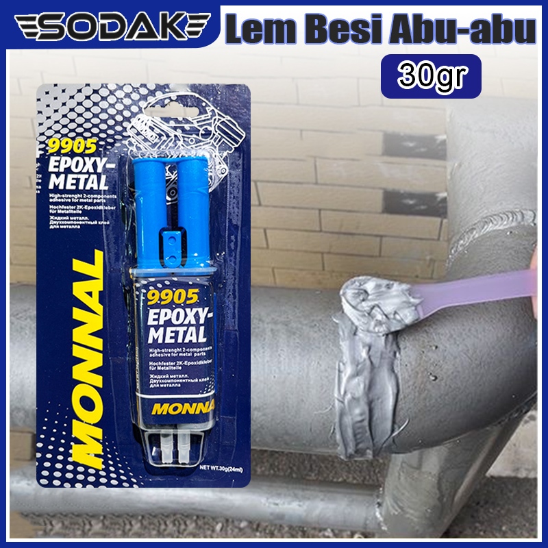 Jual Lem Besi Super Kuat Tahan Panas 30gr / Lem Epoxy / Lem Plastik ...