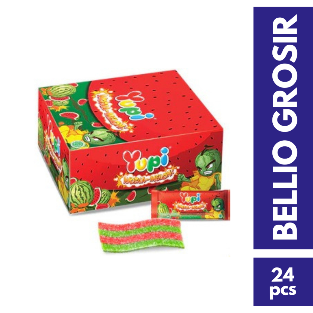 Jual YUPI WOTTA MELON (24PCS) | Shopee Indonesia