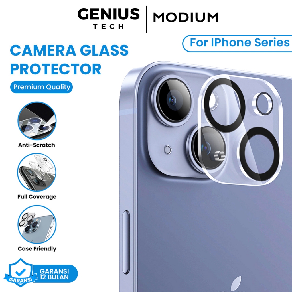 Jual Genius Tech Tempered Glass Camera Screen Protector for iPhone 15 ...