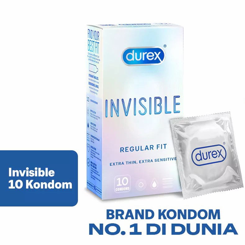 Jual Durex Condoms Durex Invisible 10s - Kondom Extra Tipis Pria ...