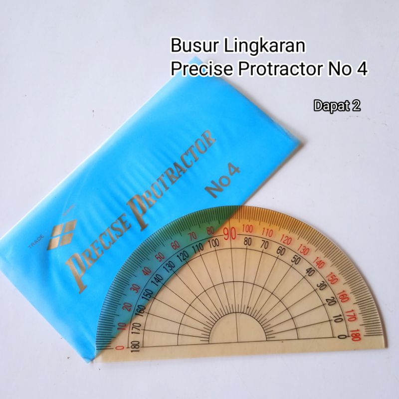 Jual Busur Lingkaran Precise Protractor No. 3½ & No. 4 | Shopee Indonesia