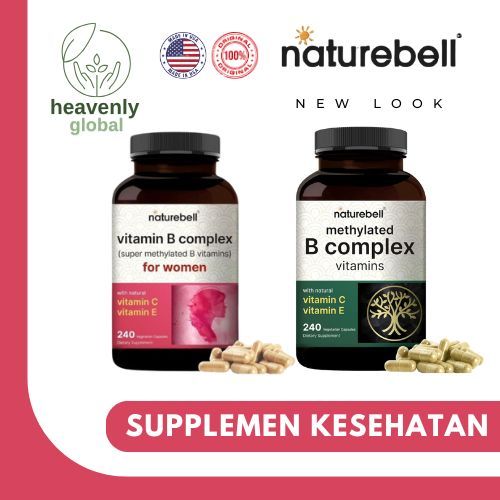 Jual Naturebell Vitamin B Complex for Women - 240 Veggie Capsules ...
