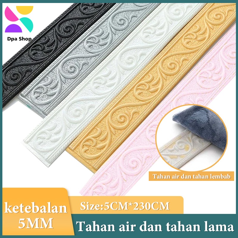 Jual list dinding 3d List Foam Stiker Dinding Border Wallfoam 3D ...