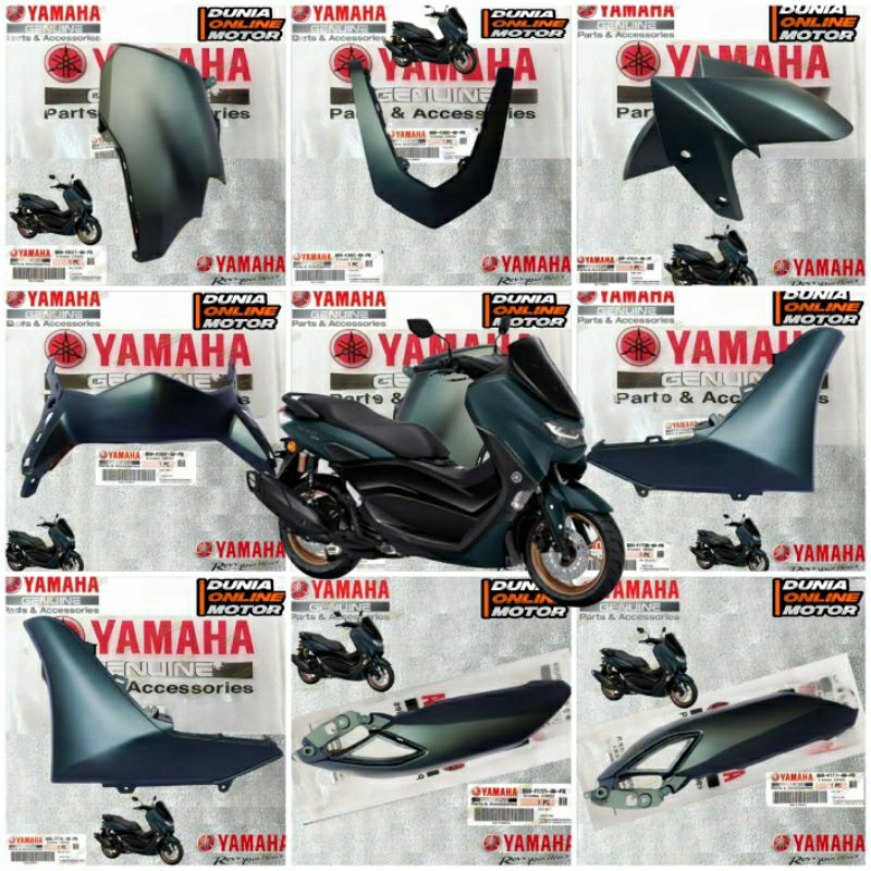 Jual COVER BODY HALUS FULL ALL NEW NMAX 2020 2024 HIJAU DOFF PART ASLI ...