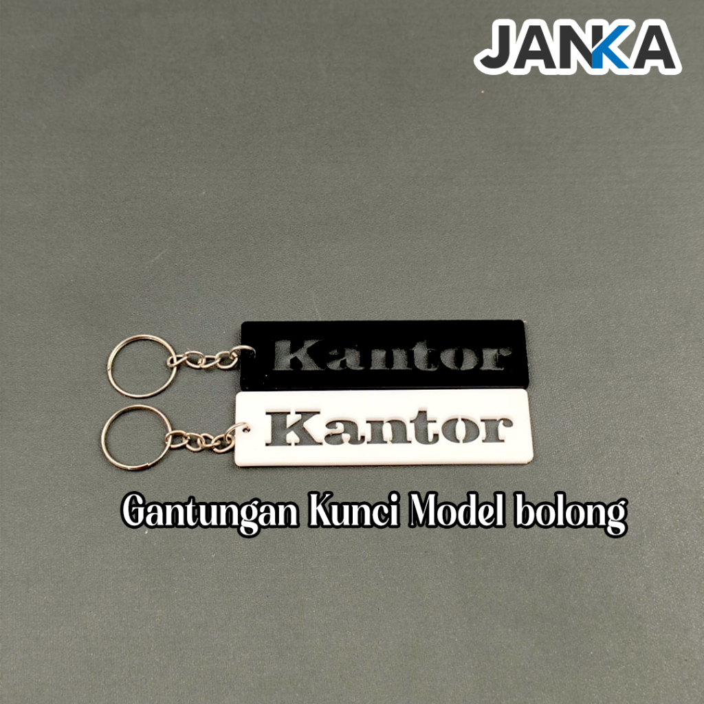 Jual JANKA Gantungan Kunci Custom Tulisan Nama Custom Penanda Nama ...
