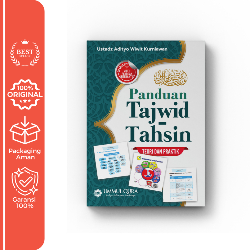 Jual Buku Panduan Tajwid & Tahsin Lengkap Bonus Video Original Penerbit ...