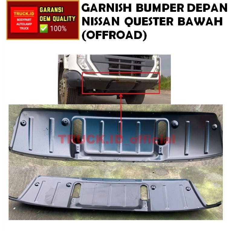 Jual GARNISH BUMPER BEMPER DEPAN NISSAN QUESTER BAWAH LOWER BUMPER ...