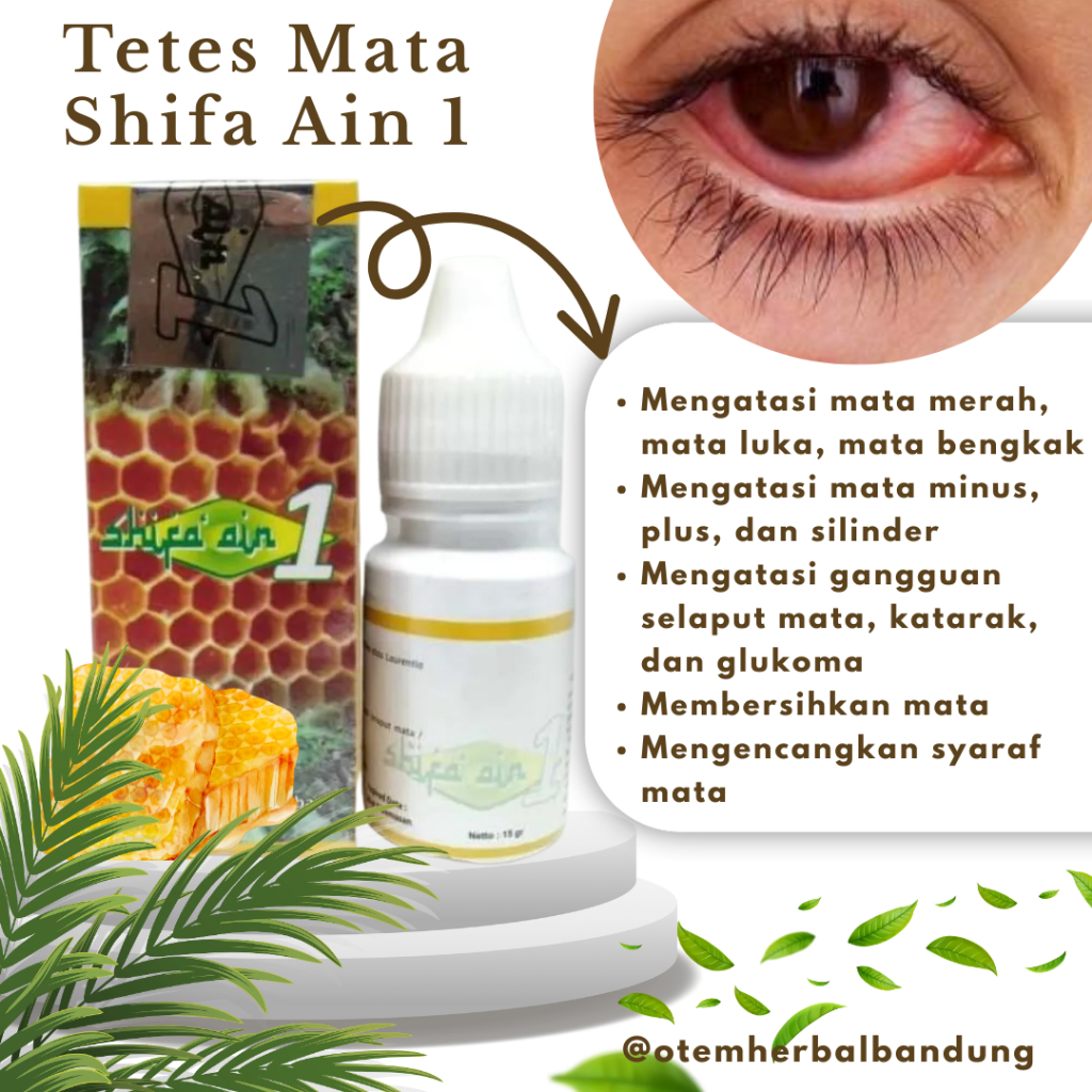Jual (PROMO!!) Shifa Ain 1 Tetes mata merah iritasi Bengkak Minus Plus ...