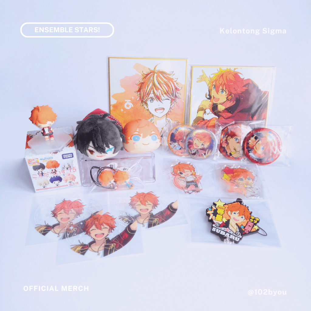 Jual Ensemble Stars Enstars Subaru Akehoshi Mika Kagehira Merch Mochi ...
