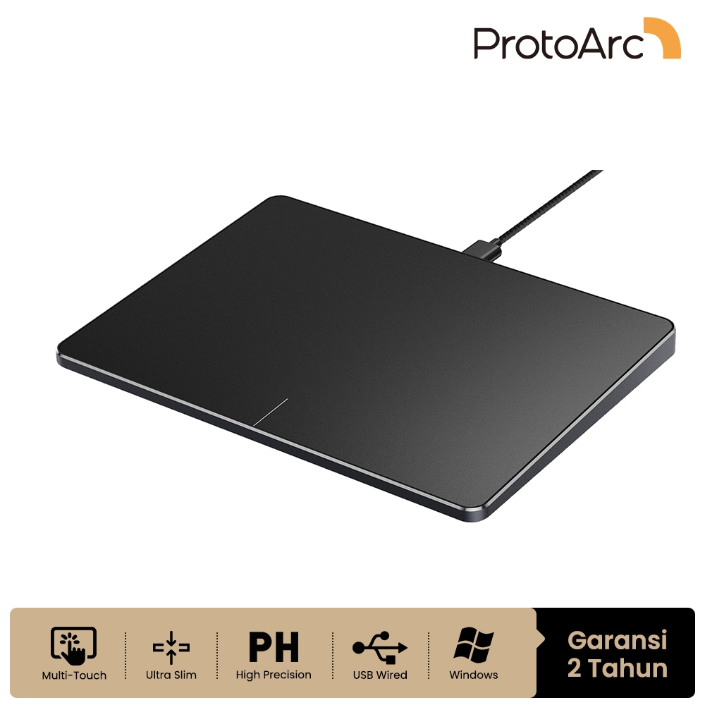 Jual ProtoArc T1 Large Multi-Touch Trackpad Mouse Type C Connection High Precision - Garansi 2 ...
