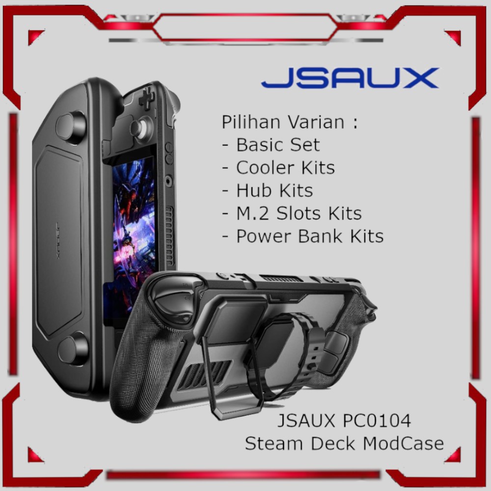 Jual JSAUX PC0104 ModCase Case Modular Case for Steam Deck Casing ...