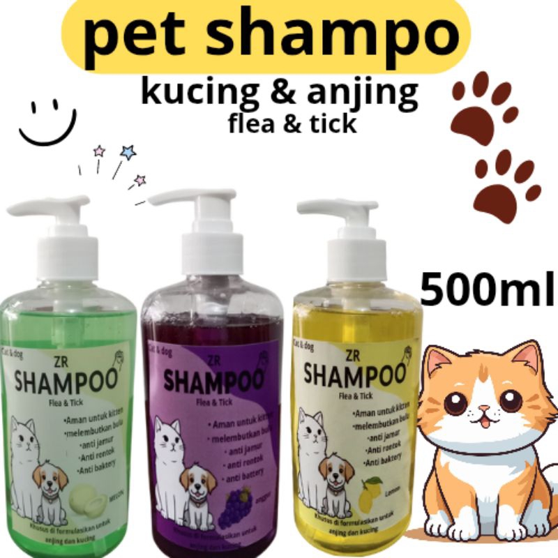 Jual shampoo kucing dan anjing anti kutu dan jamur dan pelembut bulu dan menghaluskan bulu netto ...