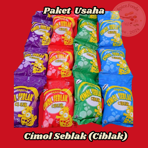 Jual Paket Usaha Hemat Capcus Cimol Seblak Renceng isi 50pcs 1 Pack/Cimol Kering Rasa/Snack ...