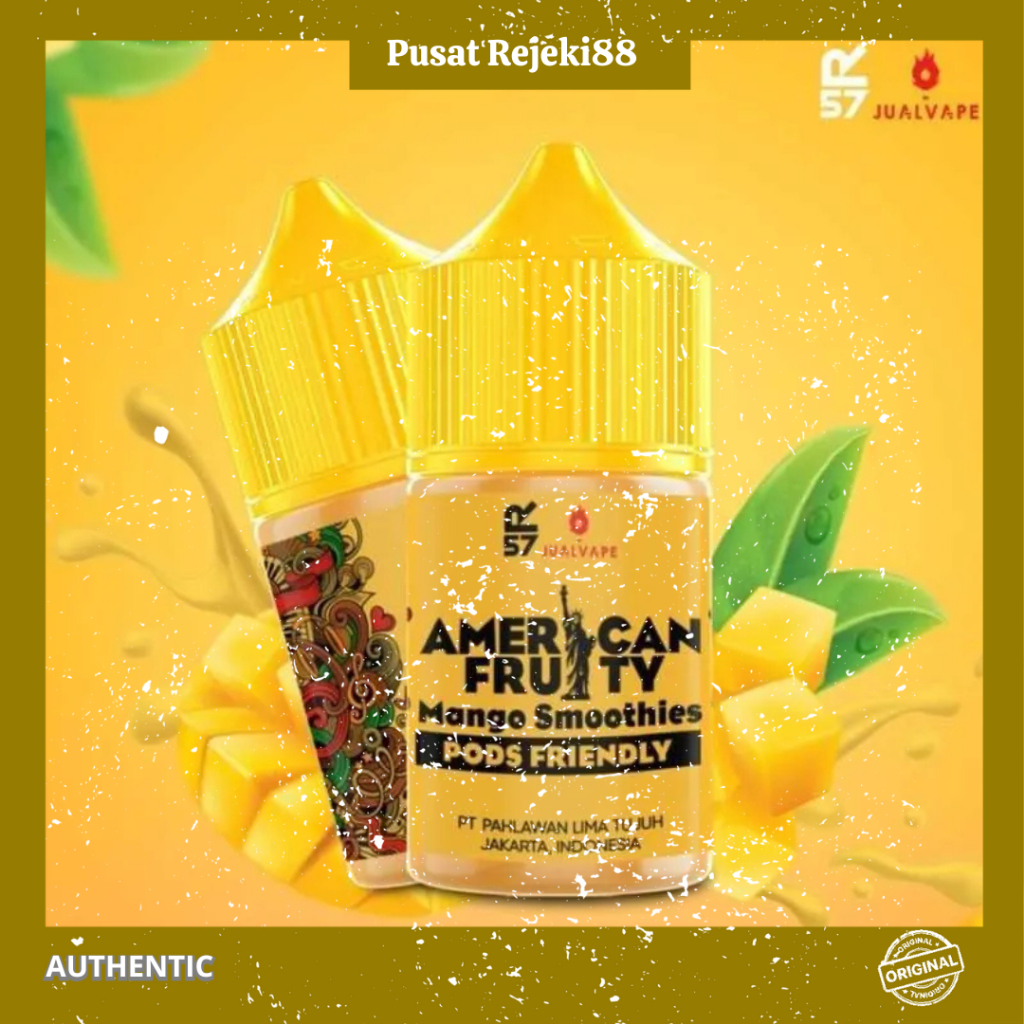 Jual American Fruity Mango Smoothies Freebase 100% Original | Shopee ...
