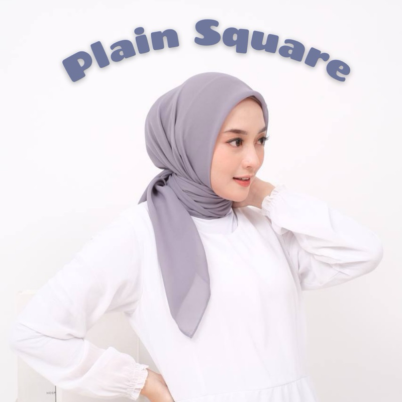Jual BY EDGY - PLAIN SQUARE BATCH 2 - Pakai label, 115 x 115, bahan ...