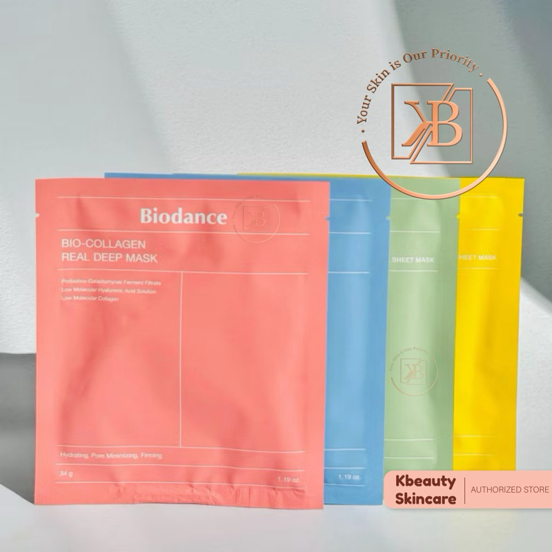Jual Biodance Real Deep Mask Collagen | Vita Niacinamide | Hydro ...