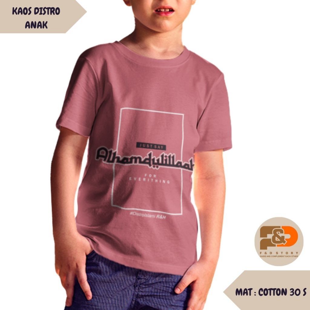 Jual Kaos Anak Distro Islami / Baju Anak Distro / Atasan Anak Laki Laki ...