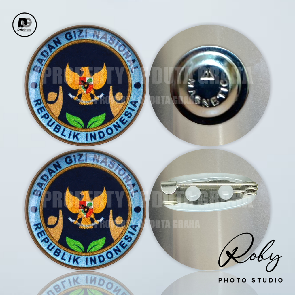 Jual [PIN RESIN] BGN BADAN GIZI NASIONAL MAGNET PENITI Pin Bros ...