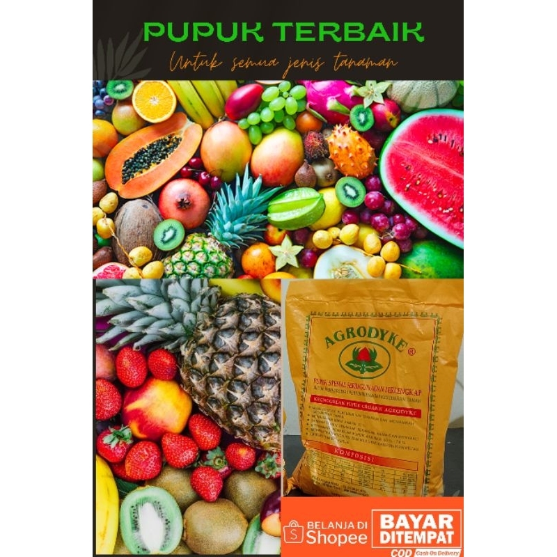 Jual pupuk agrodyke untuk semua jenis tanaman kemasan 1kg 100% ori | Shopee Indonesia