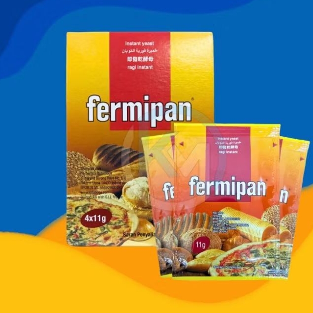 Jual FERMIPAN RAGI INSTAN 1Box ISI 4PCS | Shopee Indonesia