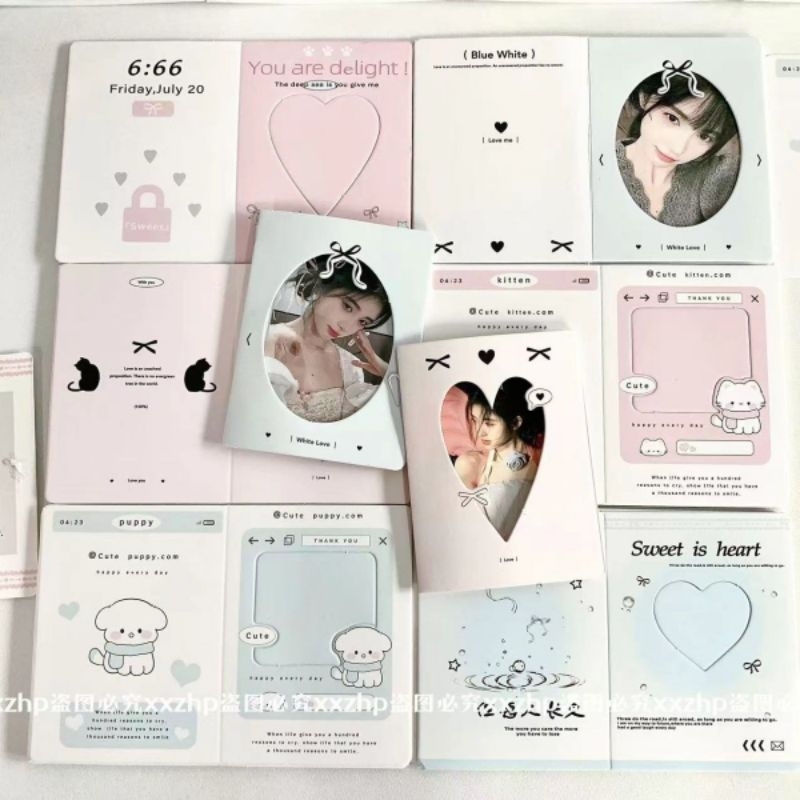 Jual [baca deskripsi] mini folding card alas packing photocard ...