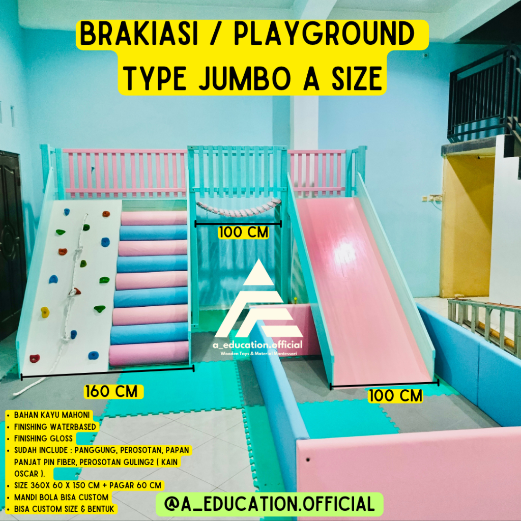 Jual Brakiasi / Playground Type Jumbo a size Playground indoor outdoor ...