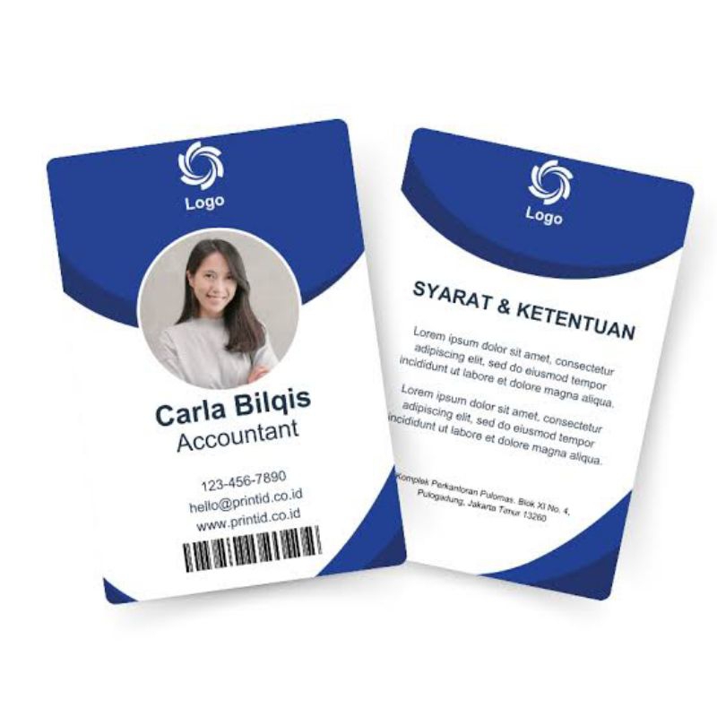 Jual ID card bahan PVC standard | Shopee Indonesia