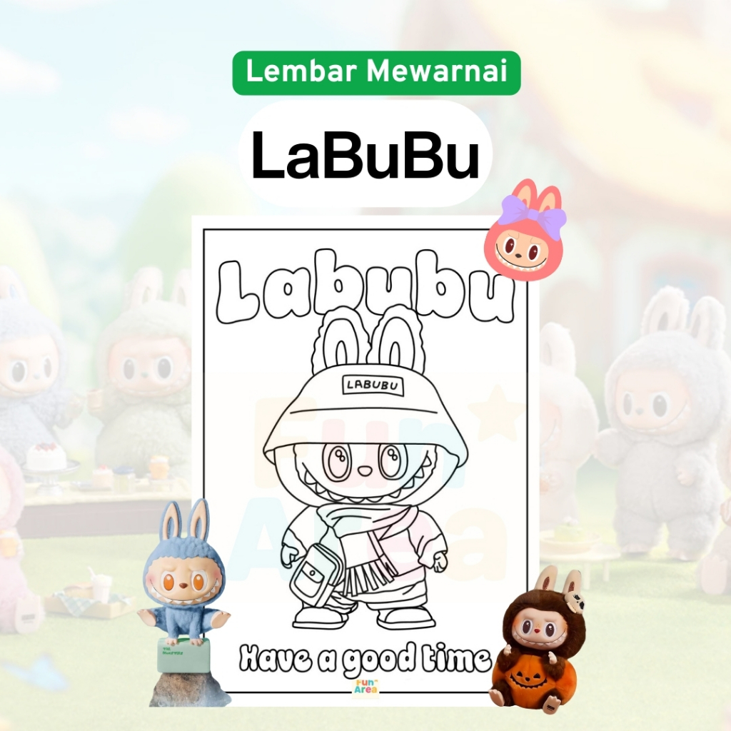 Jual LaBuBu | Kertas Lembar Mewarnai Anak | Coloring Pages Kids | HVS ...