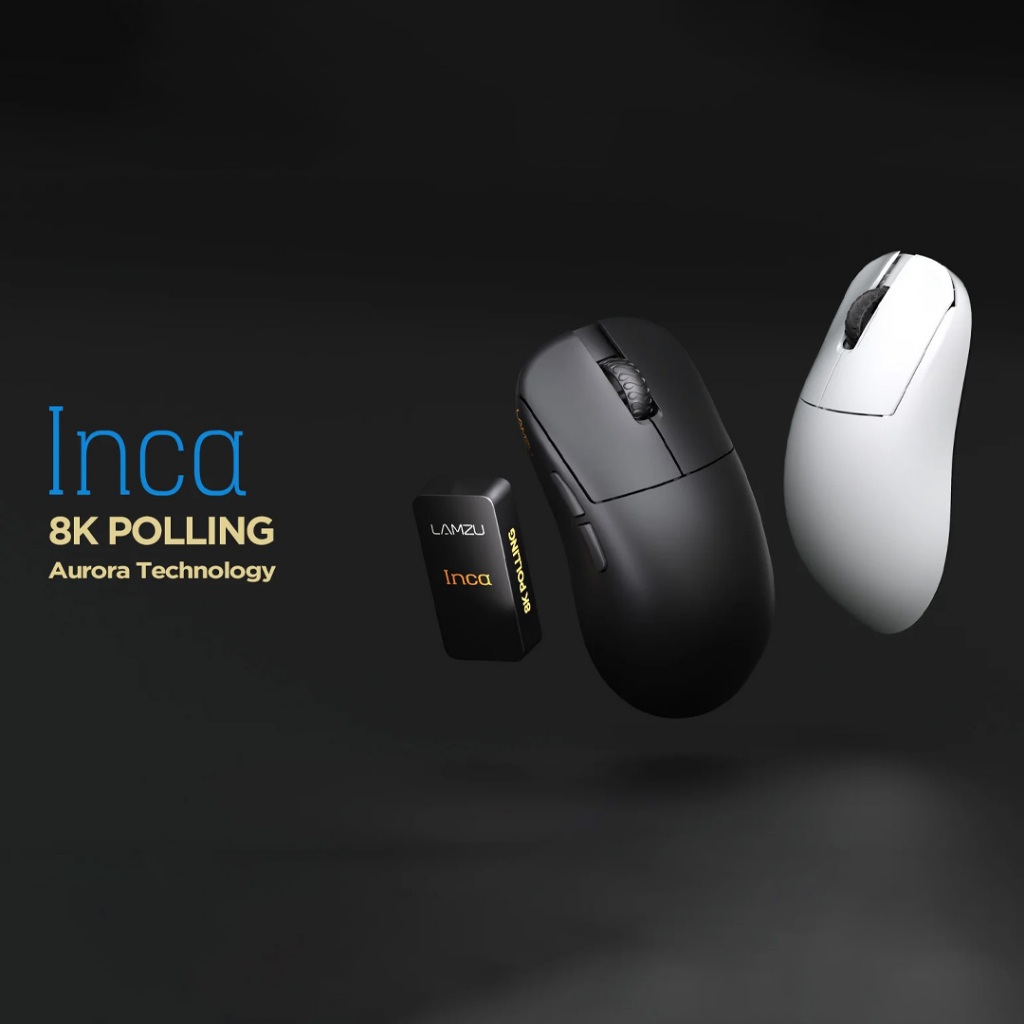 Jual Lamzu Inca 8K Superlight Dual Mode Wireless Gaming Mouse | Shopee ...