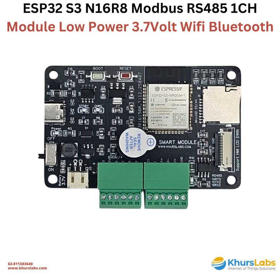 Jual ESP32 S3 N16R8 Modbus RS485 1CH Module Low Power 3.7Volt Wifi Bluetooth | Shopee Indonesia