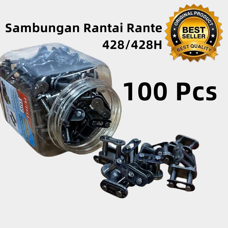 Jual 100 Pcs Sambungan Rantai rante 428 428H gradeA | Shopee Indonesia
