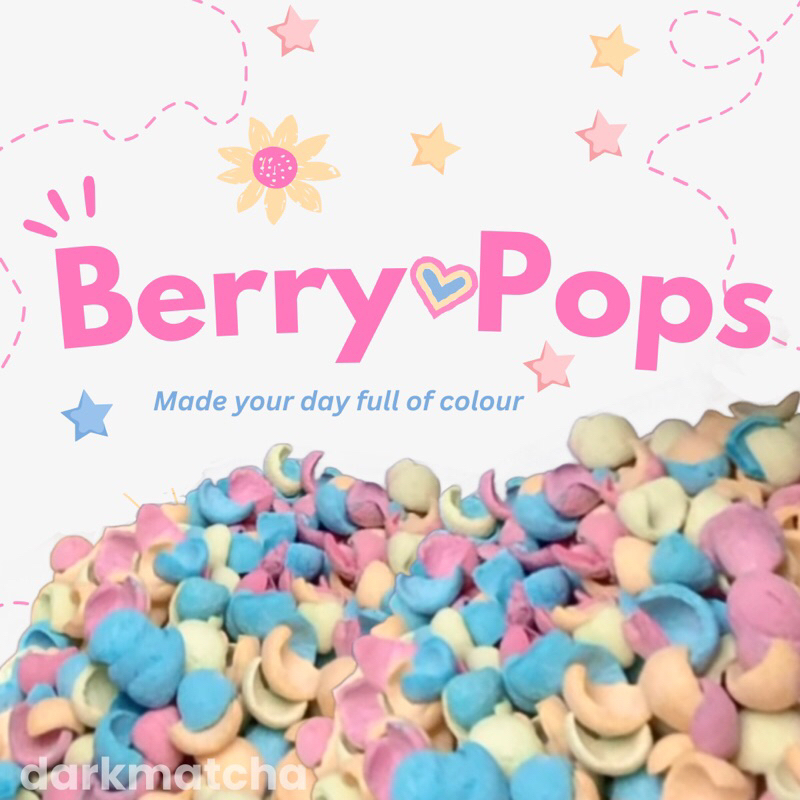 Jual berry pops cereal topping sereal snack sarapan cemilan makanan ...