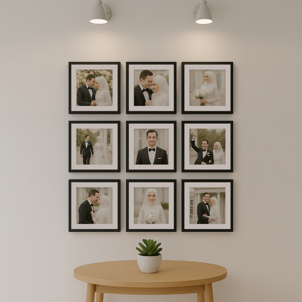 Jual Paket Cetak Foto dan Frame Blok Aesthetic 9 Pcs | Shopee Indonesia