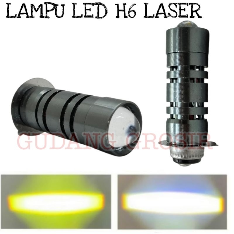 Jual LAMPU LED LASER H6 AC/DC WARNA PUTIH KUNING | Shopee Indonesia