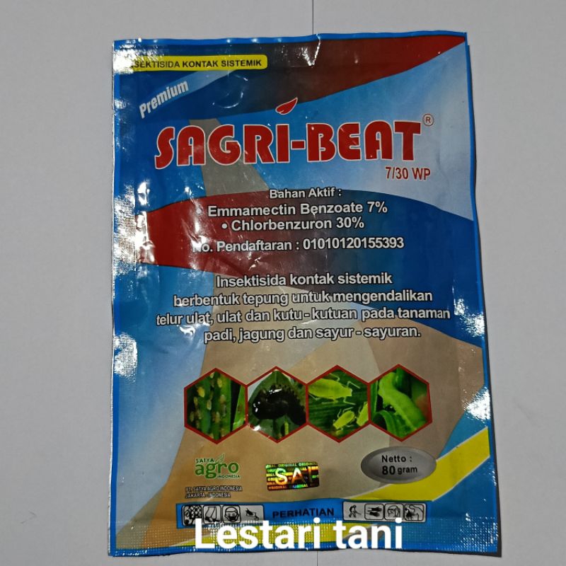 Jual INSEKTISIDA SAGRI-BEAT 7/30 WP (100gr) | Shopee Indonesia