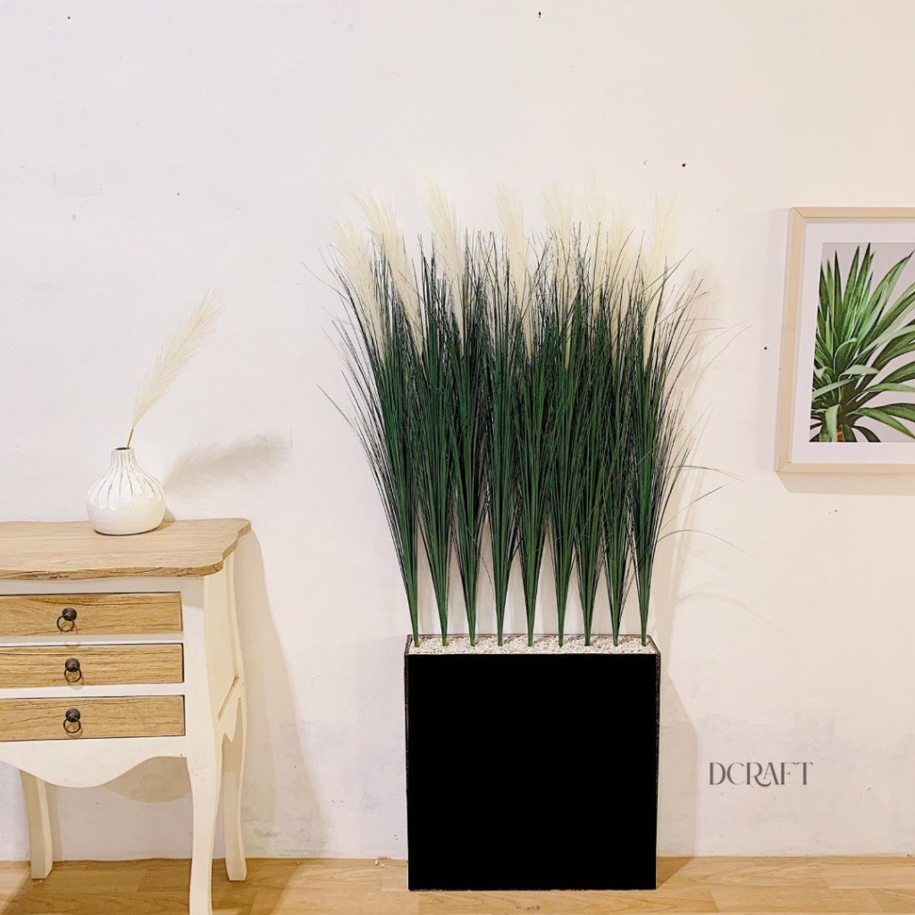 Jual Tanaman Artificial Partisi Rumput Kucai Dekorasi Rumah Furniture ...