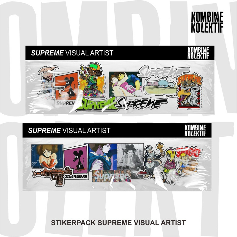 Jual Stikerpack Supreme Visual The Artist | Shopee Indonesia