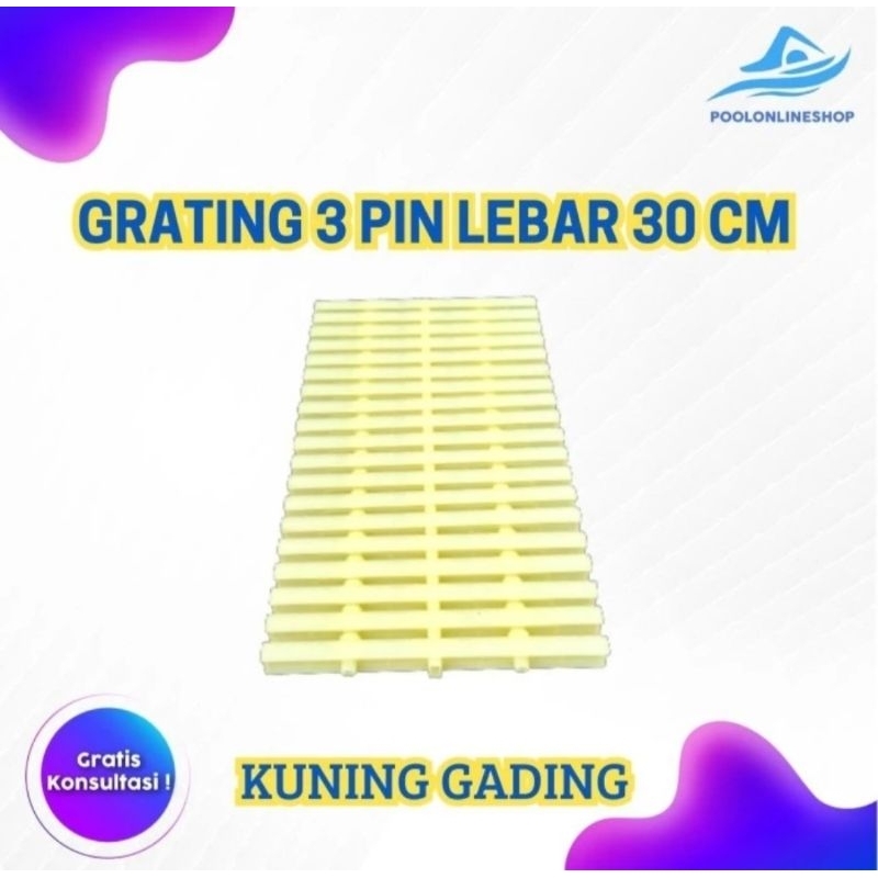 Jual Grating Kuning Gading 3 Pin 30 Cm | Shopee Indonesia