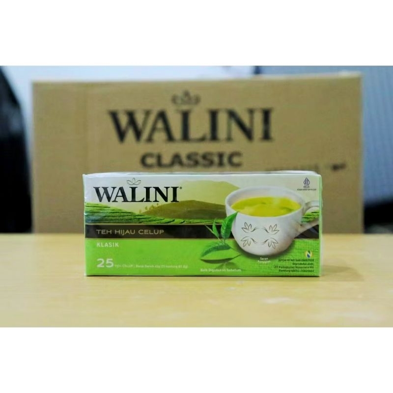 Jual teh Walini GREEN TEA teh hijau 25's | Shopee Indonesia