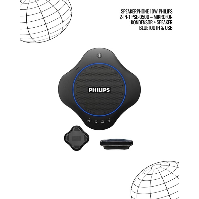 Jual Speakerphone 10W Philips 2-in-1 PSE-0500 – Mikrofon Kondensor ...