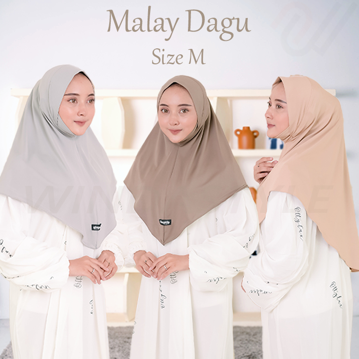 Jual 𝗪𝗶𝗻𝗱𝗮𝘀𝘁𝘆𝗹𝗲 Jilbab Instan Kerudung Bergo Hamidah Hijab Sport Malay Dagu Non Pet Size M Warna ...