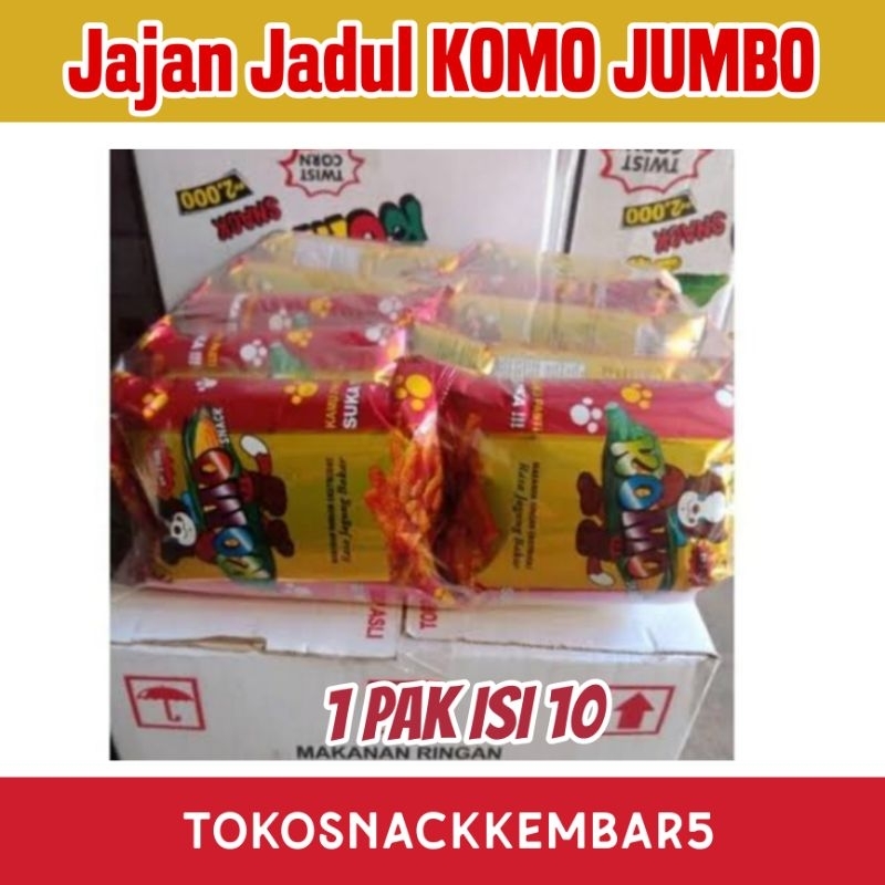 Jual Jajan Jadul Komo Jumbo Miko Nangka Jumbo | Shopee Indonesia