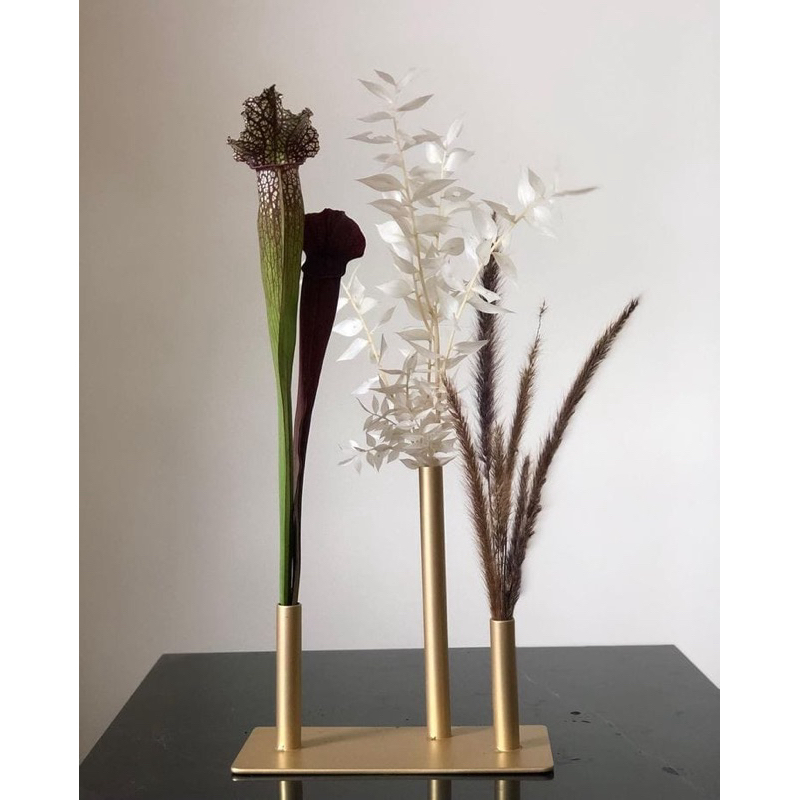 Jual stand besi tempat bunga hiasan meja | Shopee Indonesia