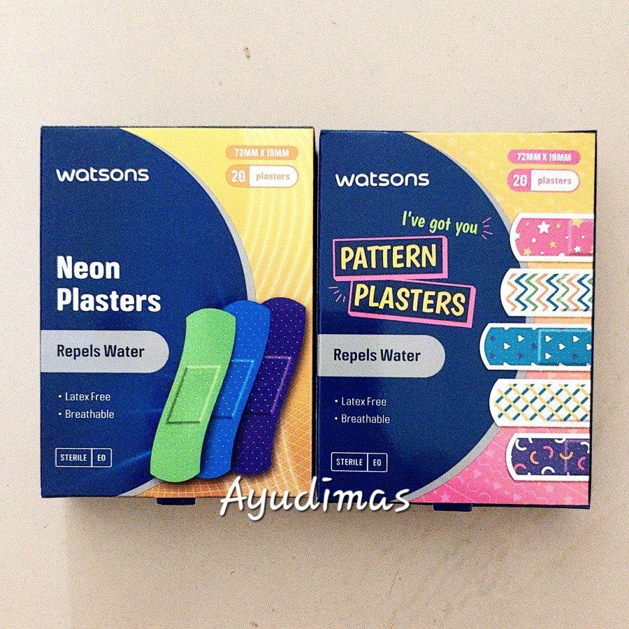 Jual Watsons Neon / Pattern Plasters / Band-Aid - Penutup / Plester ...