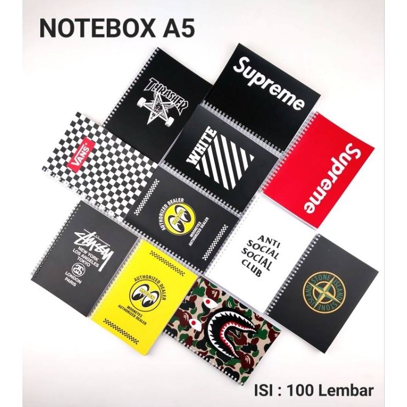 Jual Buku gambar , Notebook A5 , Buku Hypebeast Premium Best Quality ...